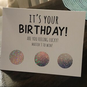 Funny Birthday Scratch off Card Card for Husband Card for - Etsy