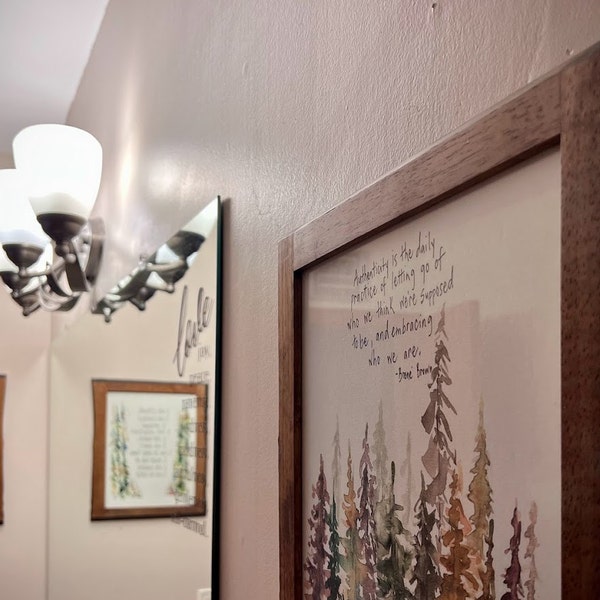 Vulnerability is Courage Over Comfort Watercolour Handlettering ...