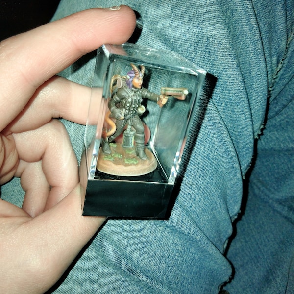 Miniatures Display Box Case / D&D Dnd Pathfinder Frostgrave Dungeons ...