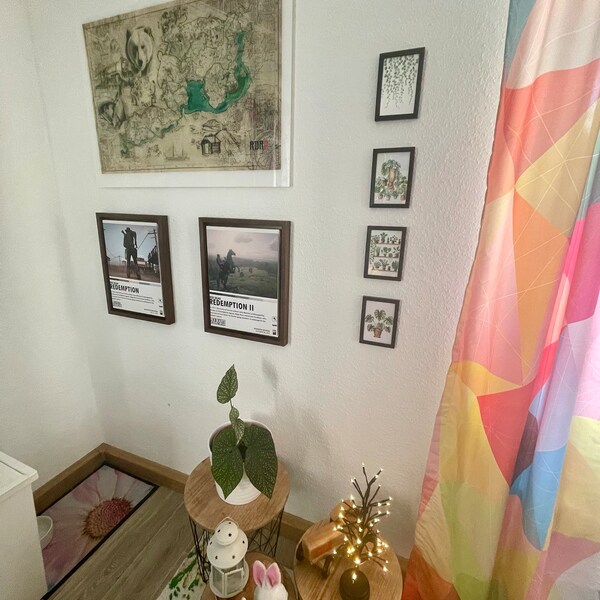 Full RDR2 Map Collectable Guide Hidden Location Print Video Game Wall ...