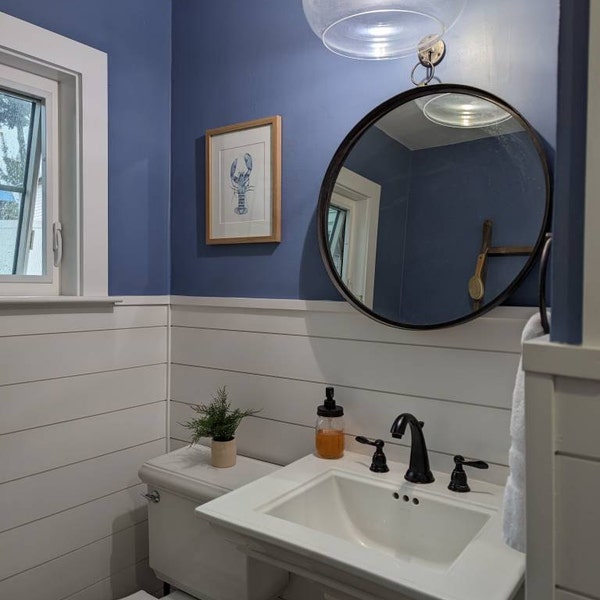 Watercolor Coastal Wall Decor, Light Blue Nautical Art, Set of 3 Prints ...