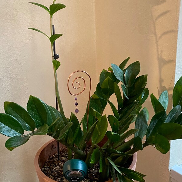 Evil Eye Copper Plant Trellis / Evil Eye Decor / Crystal Plant Trellis ...