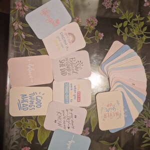 Mini Affirmation Cards Affirmations Planner Mental Health Affirmations ...