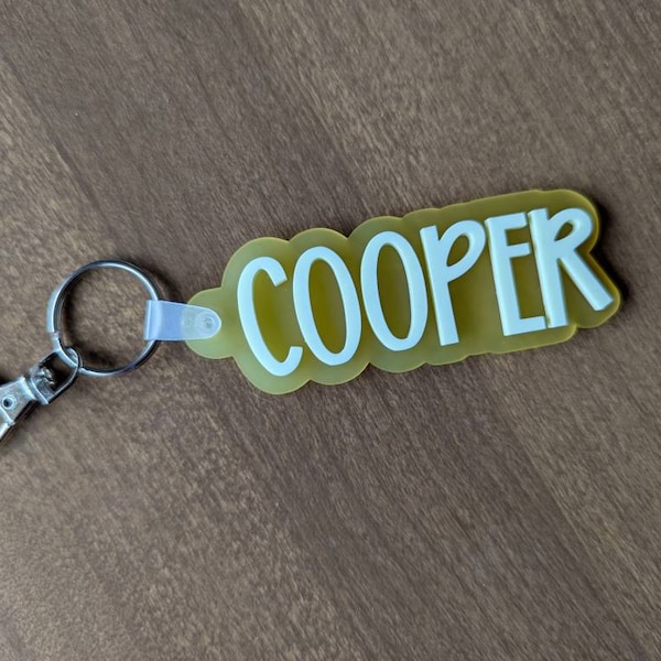 NFC Tag Emergency Contact for Kids and Adults Backpack Tag Acrylic ...