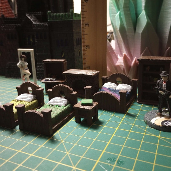 Tavern Furniture Set Dnd Miniature Terrain, Dungeons and Dragons, D&D ...