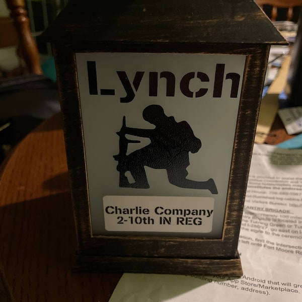 The Forge Lantern for Basic Training - Etsy