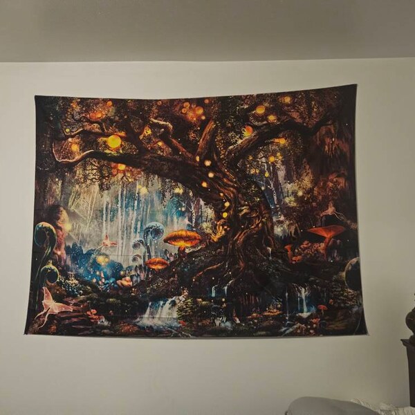 Forest Tapestry | Forest Wall Hanging | Forest Wall D\u00e9cor | Forest ...