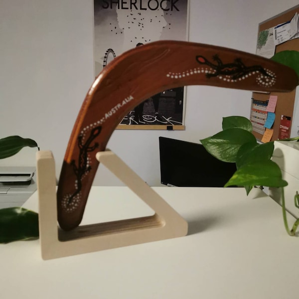Wooden Stand for Boomerang. Universal Boomerang Holder. Wood Stand ...