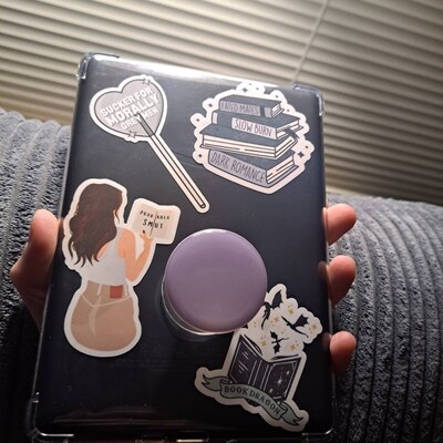 In My Kindle Era Pink Sticker, Bookish Sticker, Cute Book Sticker ...