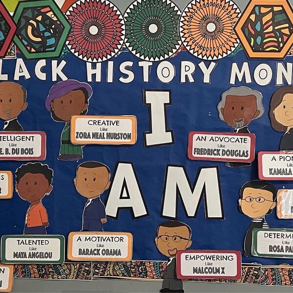 Black History Month Bulletin Board - SEL - Interactive - Etsy