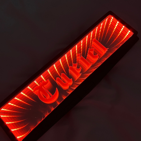 LED Custom Rear View Mirror - Etsy