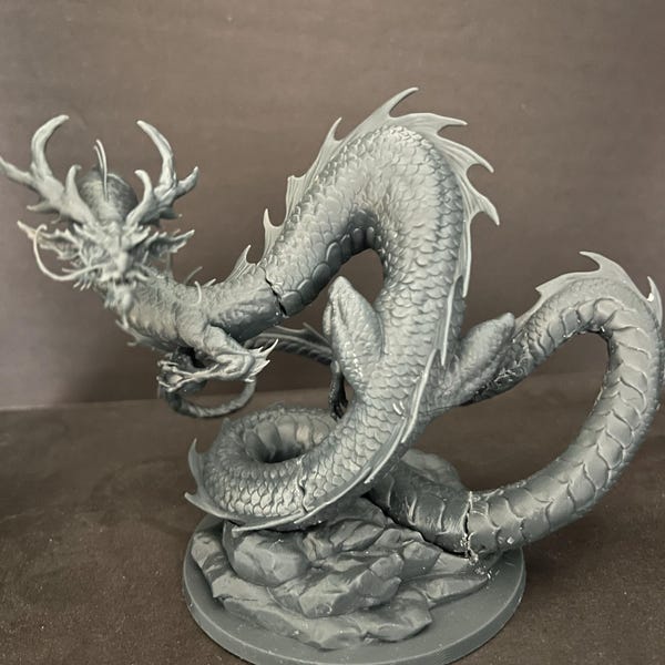 Celestial Fire Dragon Miniature | Dragon Trappers Lodge | TTRPG ...