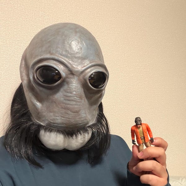 Aqualish Mask (ponda Baba,walrus Man) Silicone Mask - Etsy