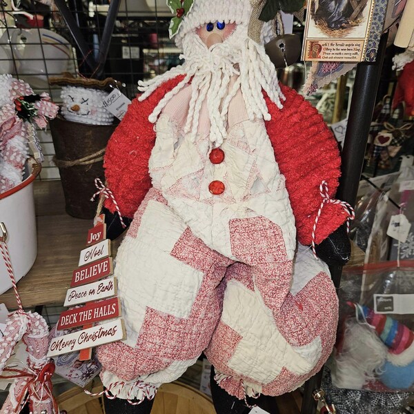 PDF E-pattern #10 Primitive Raggedy Bunny Rabbit Country Folk Art Cloth ...