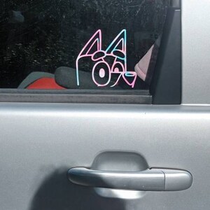 Long Dog Decal Sticker , Car Window - Etsy