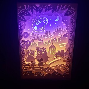 Girl of the Wind light boxes | Etsy