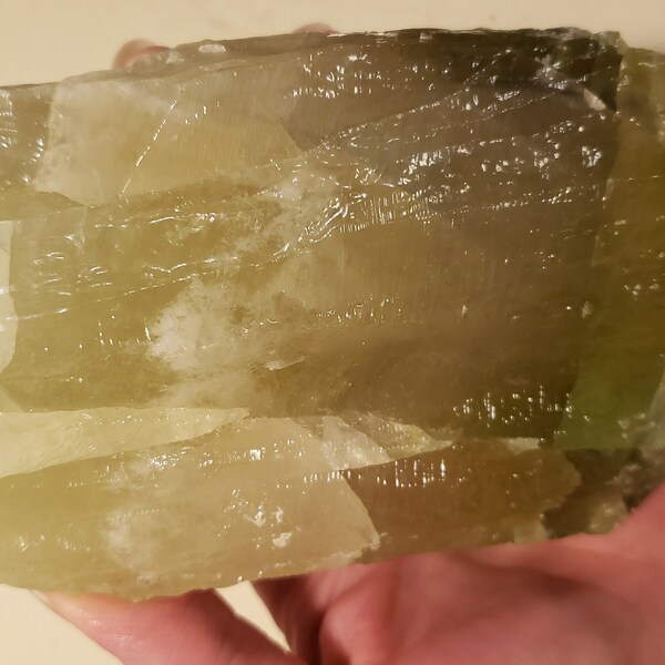 Green Calcite XL Rough Raw Chunk From Mexico, High Grade A Quality ...