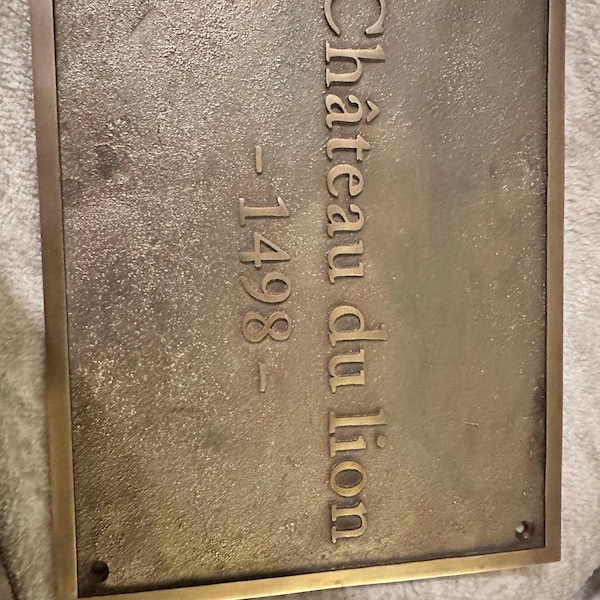 Custom Plaques in Oil-rubbed Bronze Personalized 3D Plaque Vintage ...