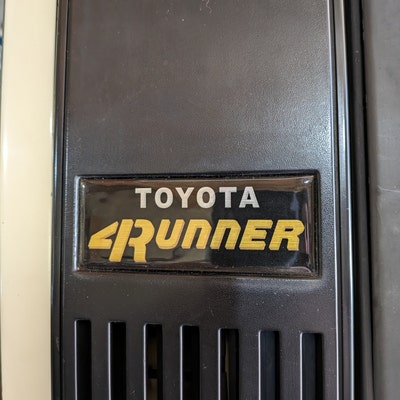 Toyota 4runner TRD BUNDLE 1984-85 Badge Labels Sticker - Etsy