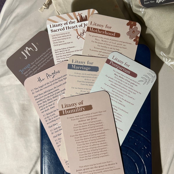 Catholic Prayer Card Bundle - Saint Prayer - Marian Cards - Catholic ...