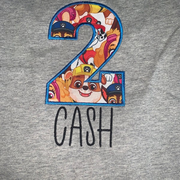 Bold Block Wide Satin Stitch Numbers, Birthday Number Applique Machine ...