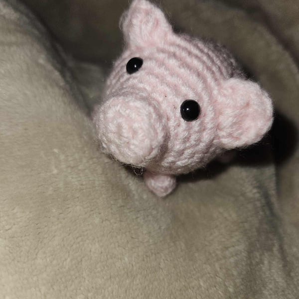Mini Pig Crochet Pattern: Beginner-friendly Animal Tutorial (PDF) - Etsy