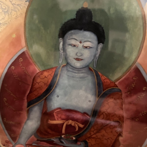 Fierce Blue Dakini Sky Dancer, With Purbha, the Magical Dagger, Dharma ...