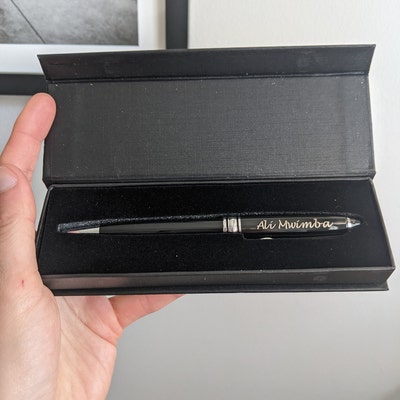 Personalised Pen Steel Ballpoint Pen FREE Laser Engraving - Etsy