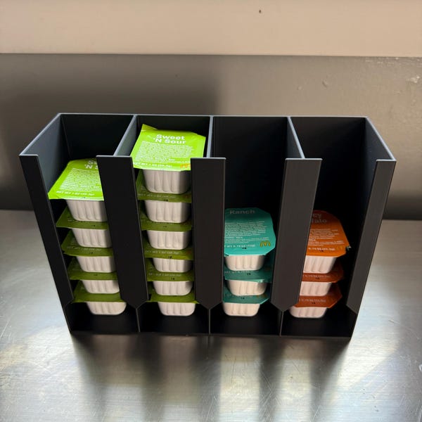 The Home Sauce/dip/condiment Holder, Station, Caddy, Kitchen Organizer ...