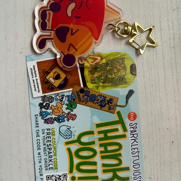 Coiny and Pin Tpot Keychain - Etsy