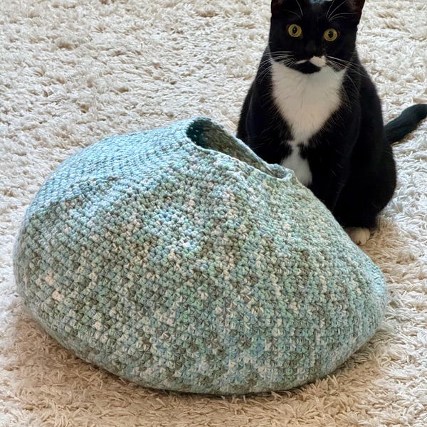 Cat Pod Crochet Pattern © - Etsy