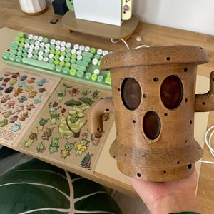 3D Printed Hand-painted Gyroid Lloid Succulent Planter Vase Inspired by ...