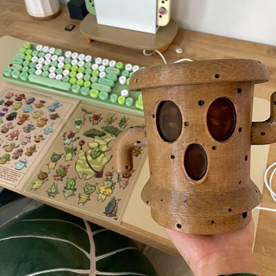 3D Printed Hand-painted Gyroid Lloid Succulent Planter Vase Inspired by ...