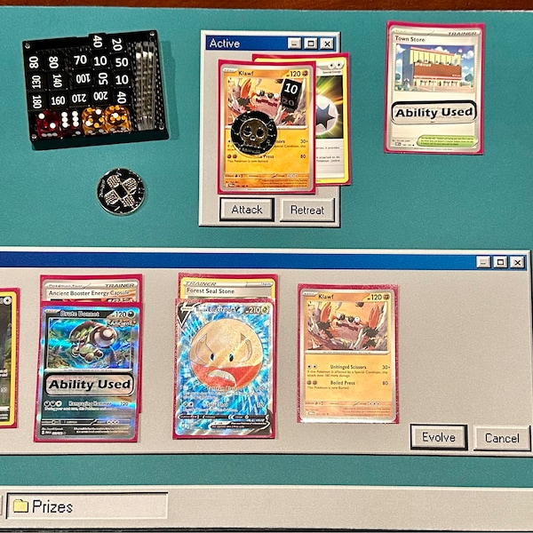 Pokemon Playmat TCG - Crayon Playzones - Custom Neoprene Deskmat - Hand ...