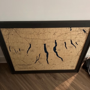 Sherman Reservoir Map Sherman Reservoir Wood Lake Map Wood - Etsy