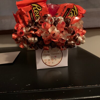 Twix Candy Bouquet gold and Red Birthday Thank You I - Etsy
