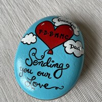 Encouragement Stones With Flowers, Set of 10 Affirmation Pocket Rocks ...