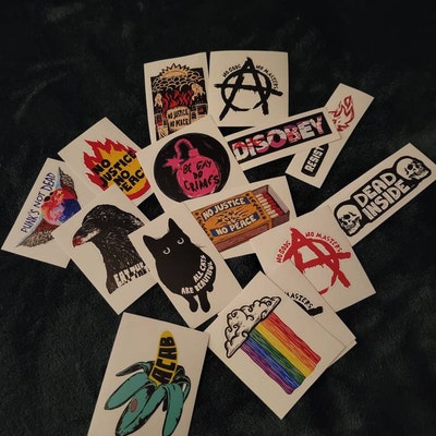 Activism Sticker Pack 5, Punk, Leftist, Communism, Coupon, Eat the Rich ...