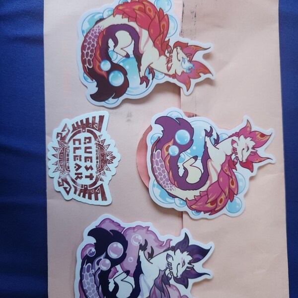 Monster Hunter | Mizutsune, Soulseer Mizutsune | Rainbow Acrylic Charm ...