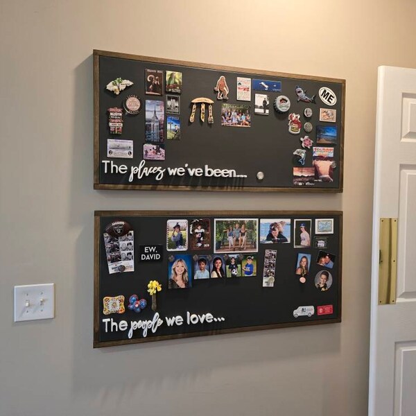 Large Personalized Magnet Board-custom Magnetic Message Board-kids Art ...