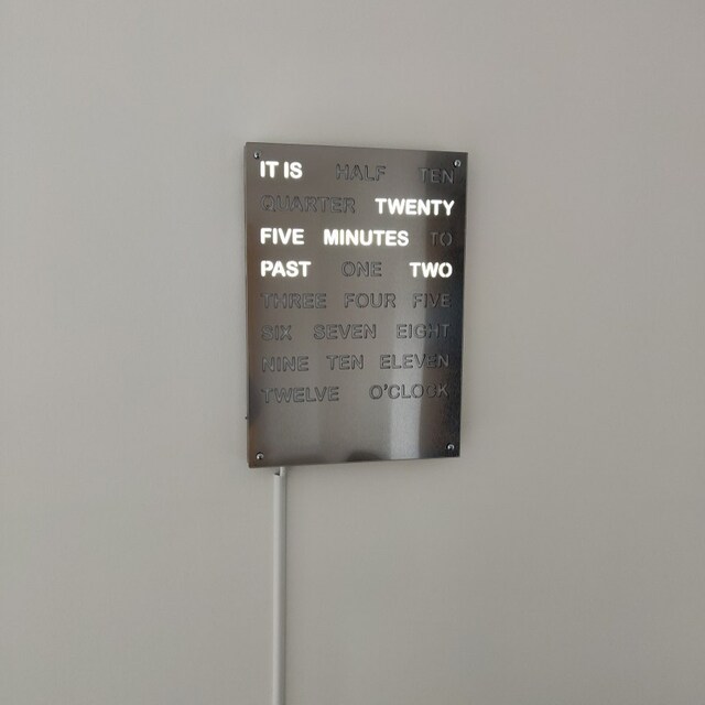 High-Quality Word Clocks. by LedyDesign on Etsy