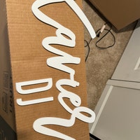 Custom Name Sign, First & Middle Name. Personalized Name Sign ...