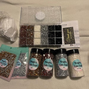 Bling Lover's Kits Monochromatic Rhinestone Kits 3mm, 4mm, 5mm FAST ...