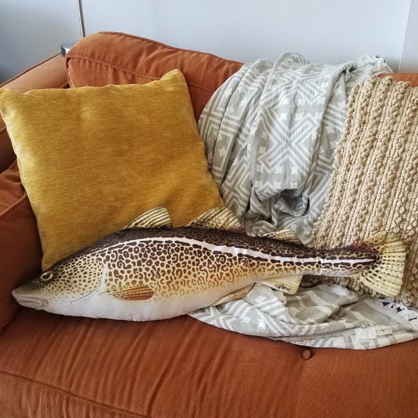 Fish Pillow the Giant ATLANTIC BLUEFIN TUNA (thunnus Thunnus) Neck ...