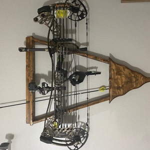 Archery Display Rack, Bow and Arrow Rack, Bow Wood Holder,rustic Wood ...