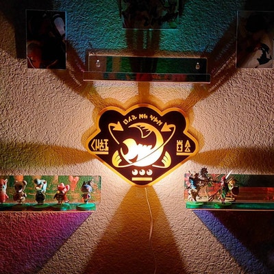 Splatoon Lamp Grizzco Industries Wall Hangable Nintendo - Etsy