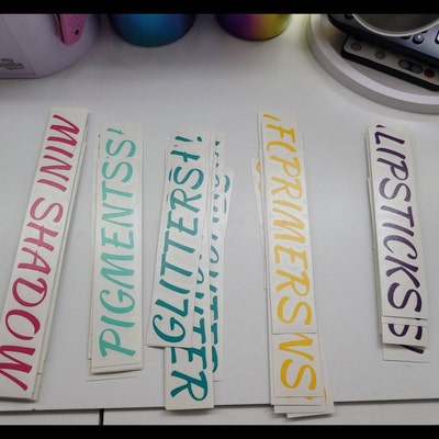 Makeup Organizer Label Decals Makeup Labels for Storage and Organizing ...