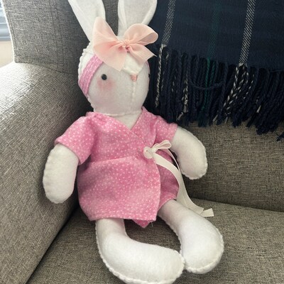 Bunny Sewing Pattern, PDF Sewing Pattern for Bunny With Clothes - Etsy