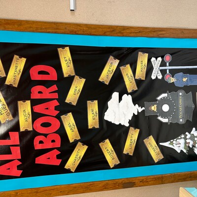 Bulletin Board Kit Christmas Board Candy Cane Ornament Student Photo ...