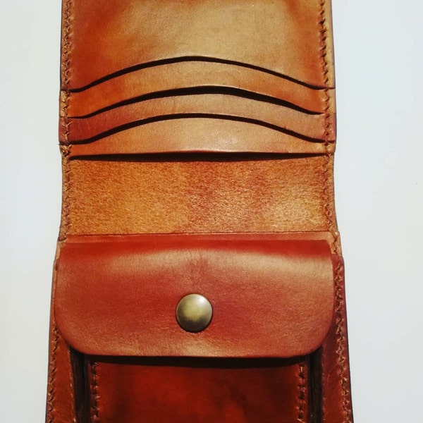 Leather Wallet Pattern, Small Card Holder Pattern, Leather Pdf Pattern ...